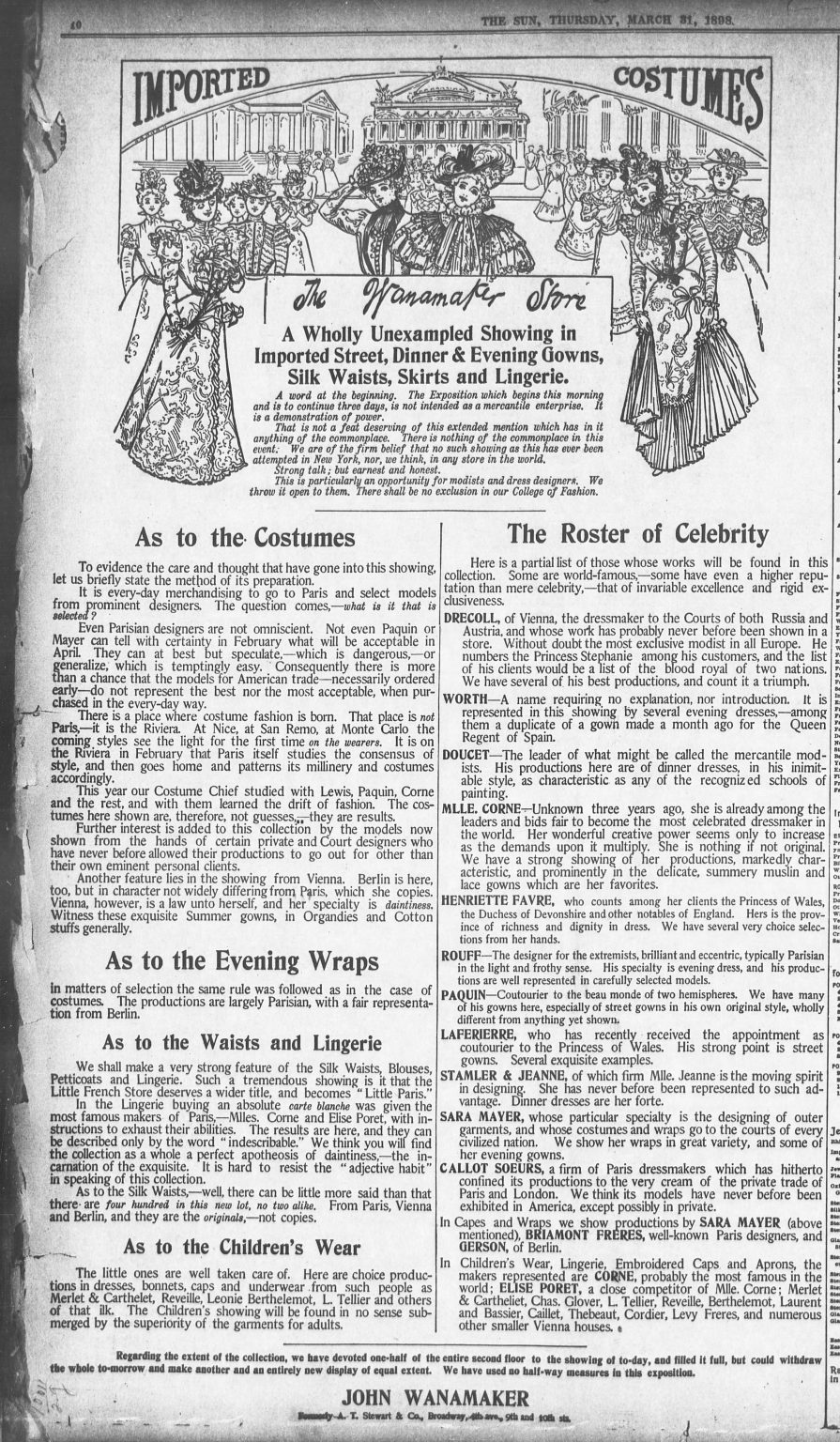 Tales from the Fashion Archives Exhibit – FA&M